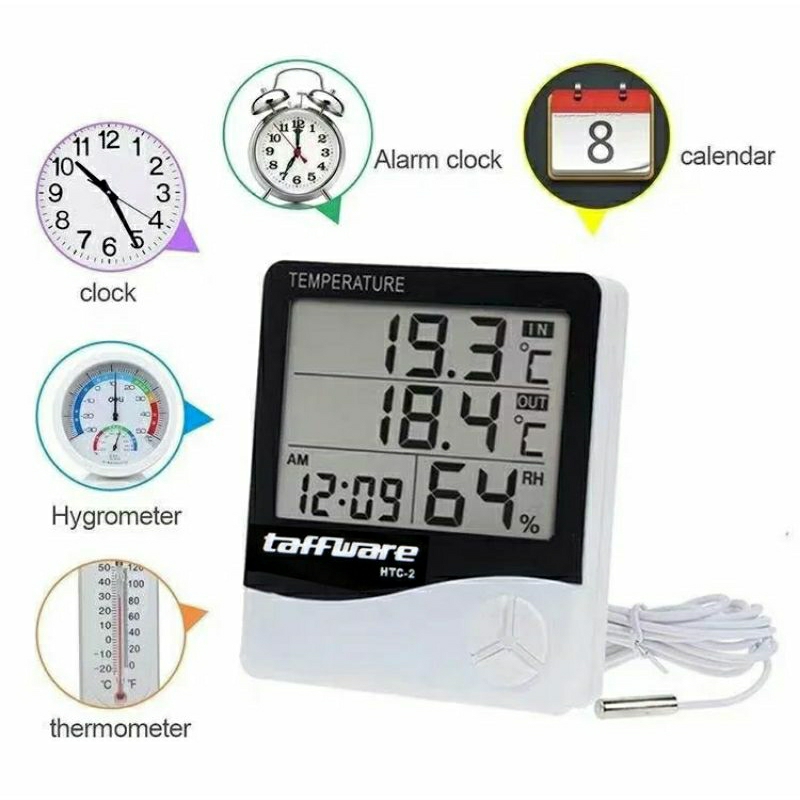 Jual Alat Pengukur Termometer Suhu Ruangan Thermometer Hygrometer Awet ...