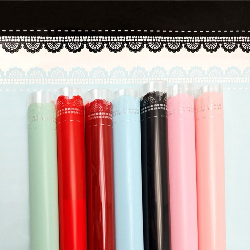 Jual [5 Lembar] KERTAS FLOWER WRAPPING CELLOPHANE ECER KERTAS BUKET ...