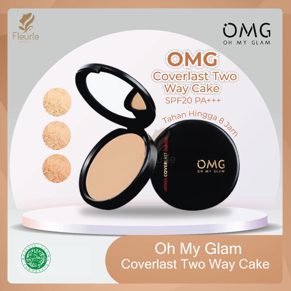 Jual OMG Oh My Glam Coverlast Two Way Cake SPF20 PA+++ - Two Way Cake ...