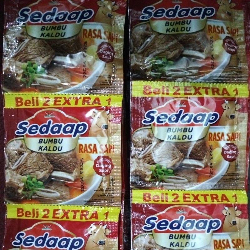 Jual sedap bumbu kaldu rasa sapi 1 renteng | Shopee Indonesia