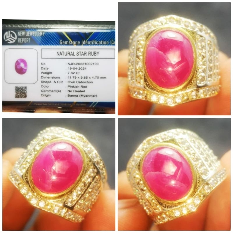 Jual Memo star ruby oval | Shopee Indonesia