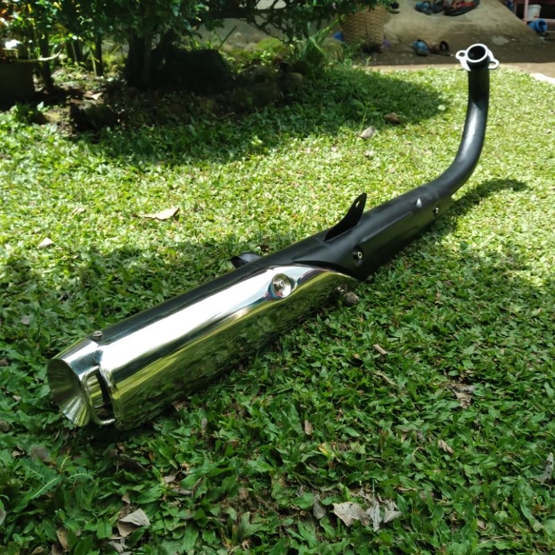 Jual knalpot standar PEREDAM RX KING | Shopee Indonesia