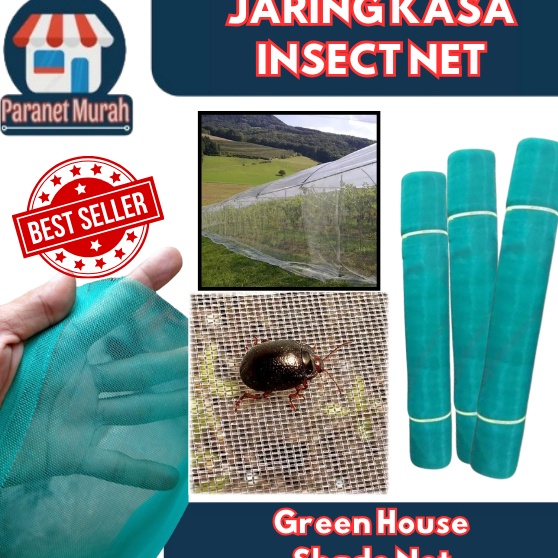 Jual Bmz JARING INSECT NET kasa Bsf Lebar 2 meter PUTIH HIJAU TANPA SAMBUNGAN M | Shopee Indonesia