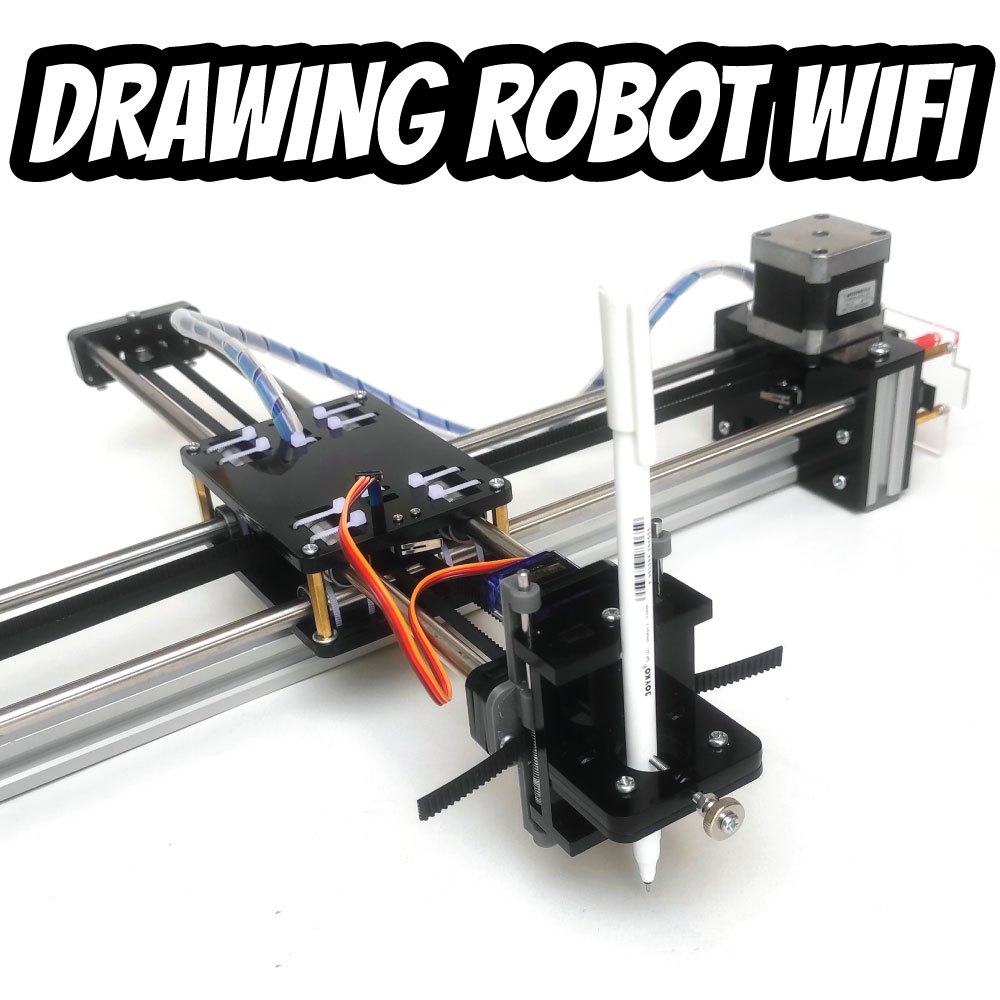 Jual Drawing Robot Wifi ESP32 Plotter Pen Drawbot DIY CNC Arduino size F4 | Shopee Indonesia