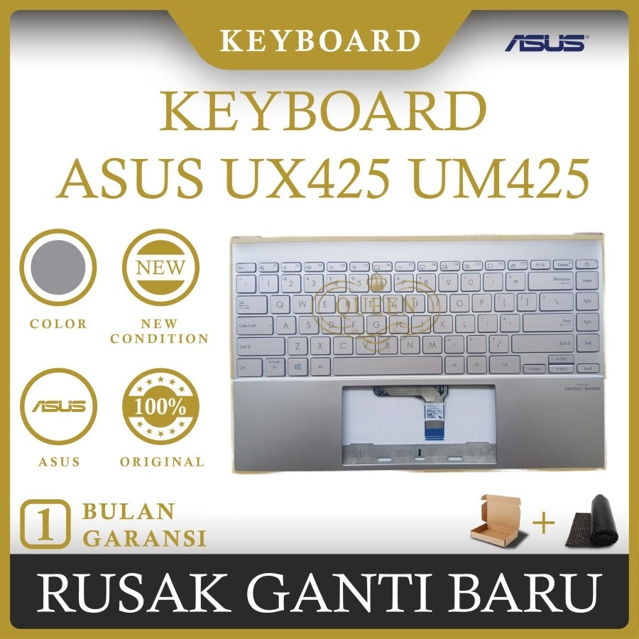 Jual KEYBOARD FRAME LAPTOP ASUS UX425 UM425 ORIGINAL | Shopee Indonesia