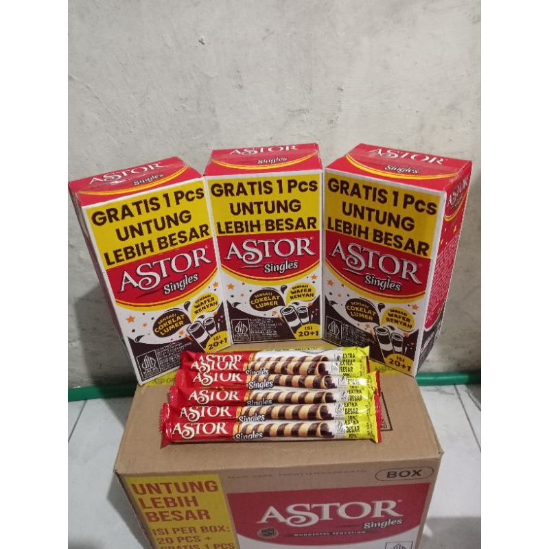 Jual Astor singles kemasan baru 1 box isi 20 Pcs | Shopee Indonesia