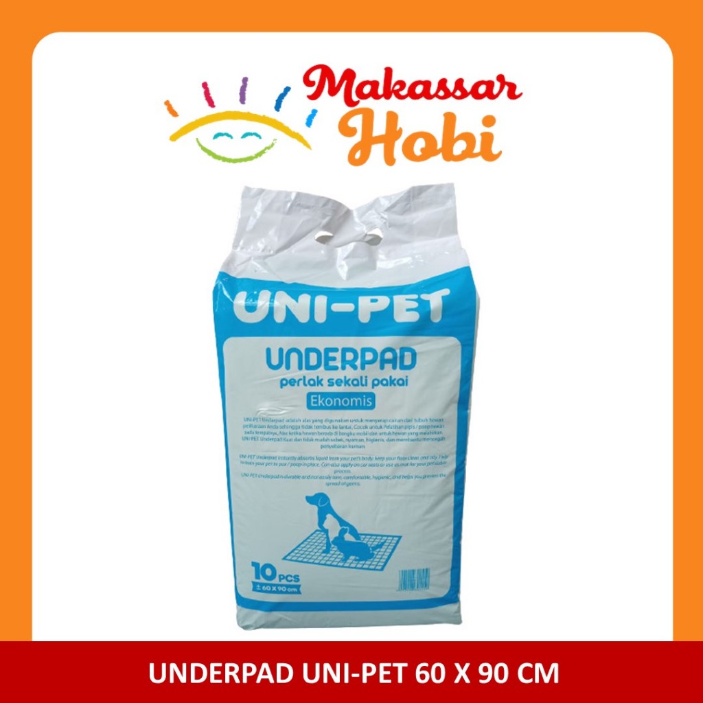 Jual Underpad Perlak Unipet 60x90 60 x 90 Alas Pipis Training Anjing Kucing | Shopee Indonesia