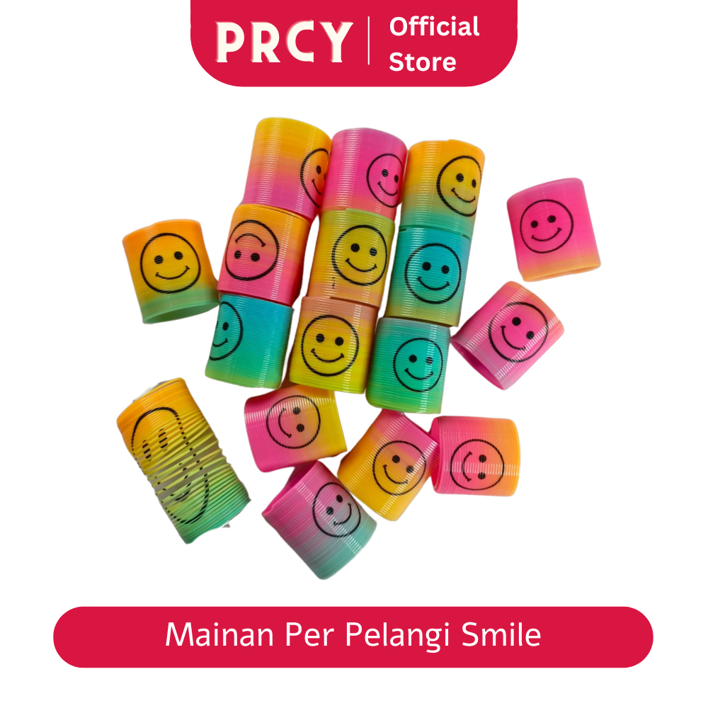 Jual Mainan Per Mini Pelangi Mainan Anak Pegas Per Kecil Melar Smile ...