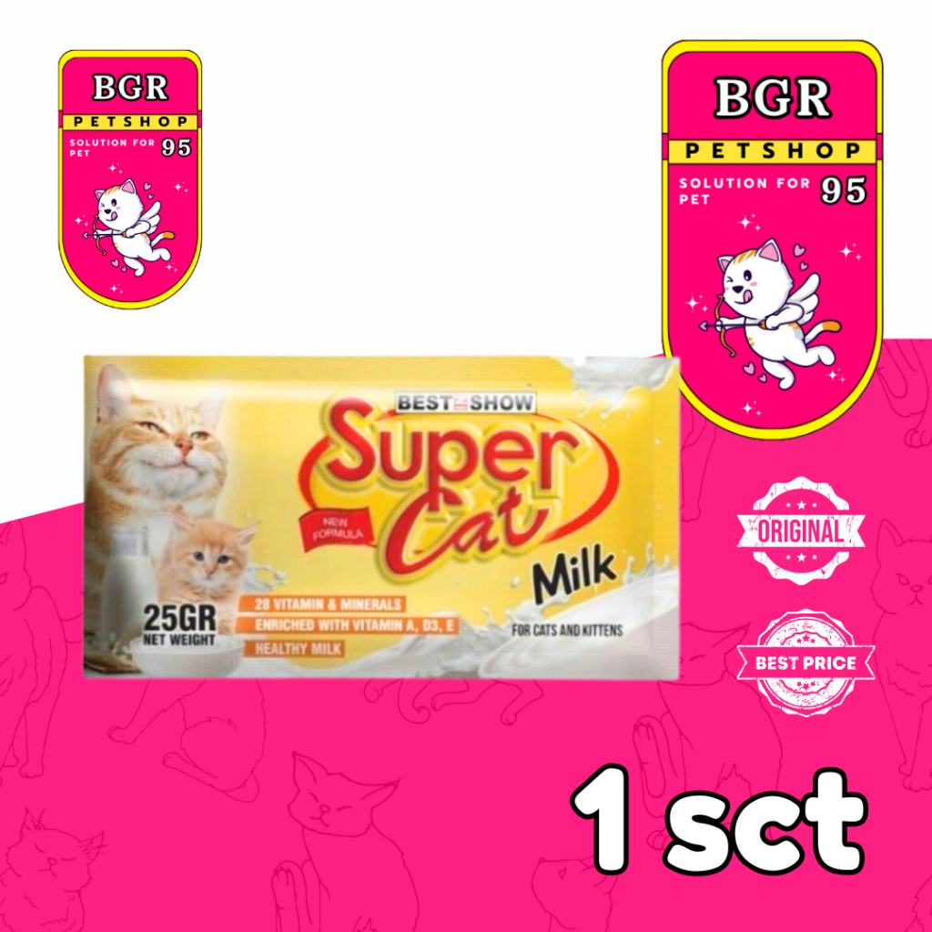 Jual Susu Kucing Super Cat Milk Sachet 25gr | Shopee Indonesia
