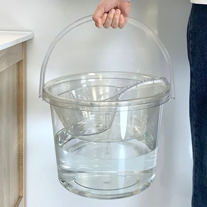 Jual WOORY Ember Transparan Wash Basin | Shopee Indonesia