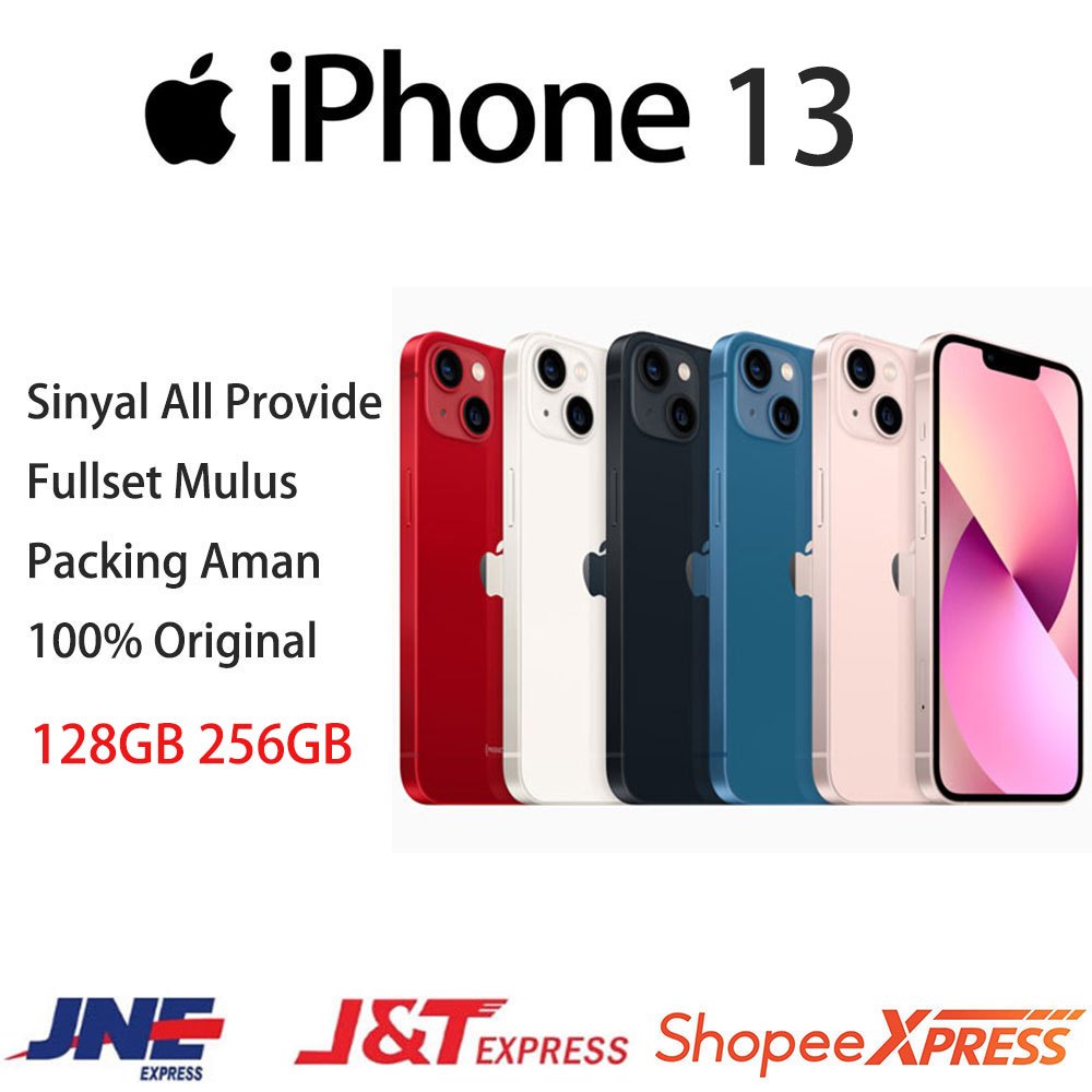 Jual APPLE iPhone 13 128Gb 256Gb HP IP 13 Original Fullset GARANSI 1 BULANBEKAS ORIGINAL 100% ...