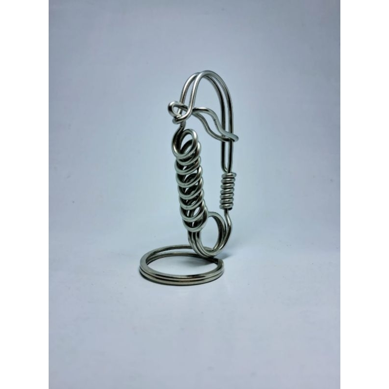 Jual Gantungan Kunci Dari Kawat Stainless(SPIRAL) | Shopee Indonesia