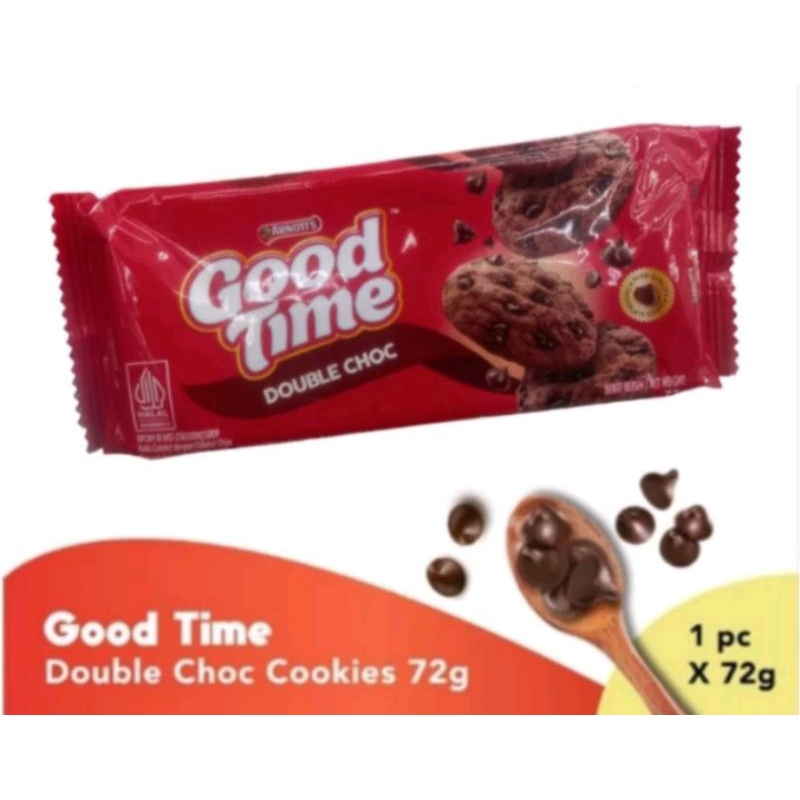 Jual Good Time double choc 72 gram | Shopee Indonesia