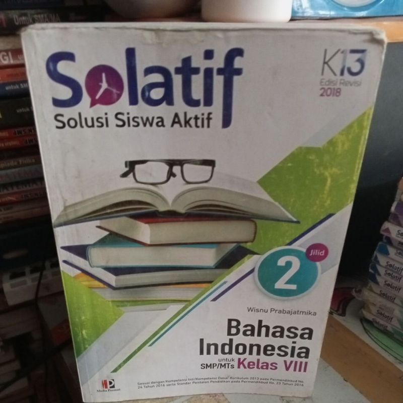 Jual BUKU SOLATIF BAHASA INDONESIA UNTUK SMP LELAS VIII/8 | Shopee ...