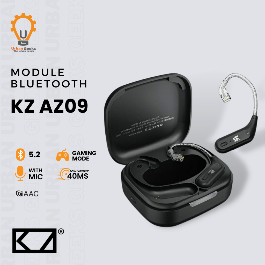 Jual KZ AZ09 TWS HD Upgrade Bluetooth Module Earhook WITH MIC | Shopee ...
