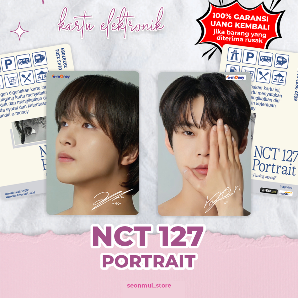 Jual PALING DICARI!!! EMONEY BRIZZI FLAZZ TAPCASH NCT127 PORTRAIT / NCT ...