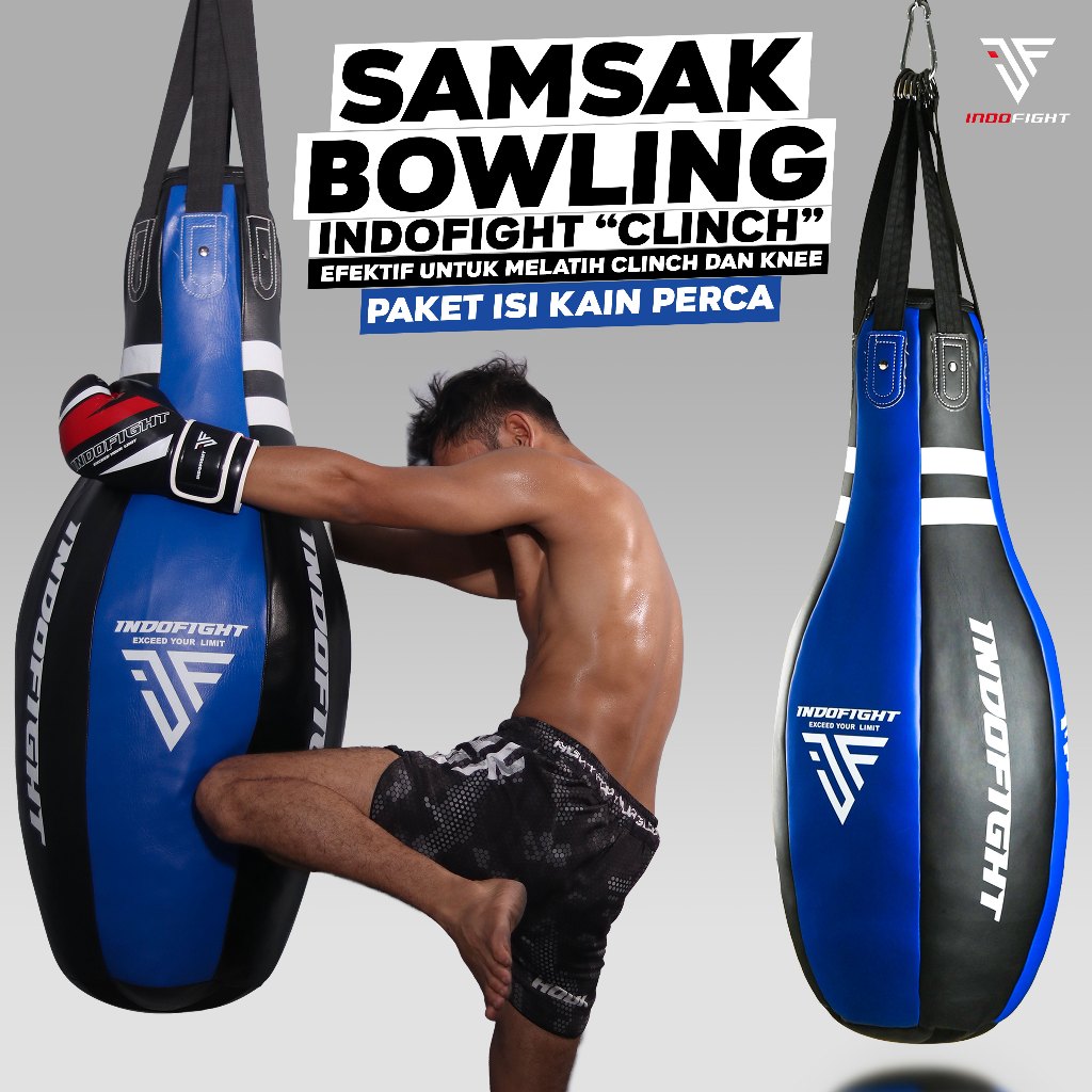 Jual Samsak Tinju Bowling Heavy Bag Indofight Boxing Isi Kain Perca ...
