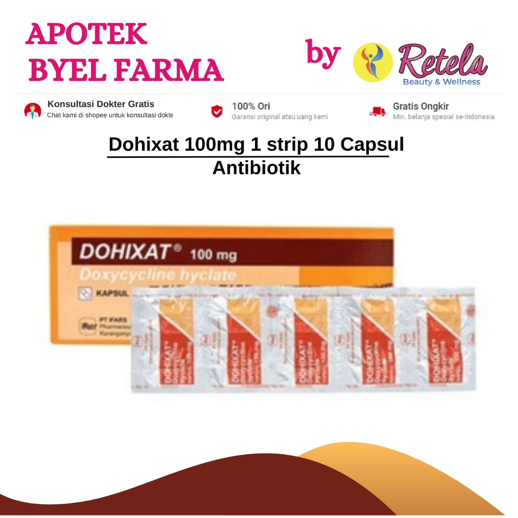 Jual Dohixat 100mg 1 strip 10 Capsul | Shopee Indonesia Jual Dohixat 100mg 1 strip 10 Capsul | Shopee Indonesia