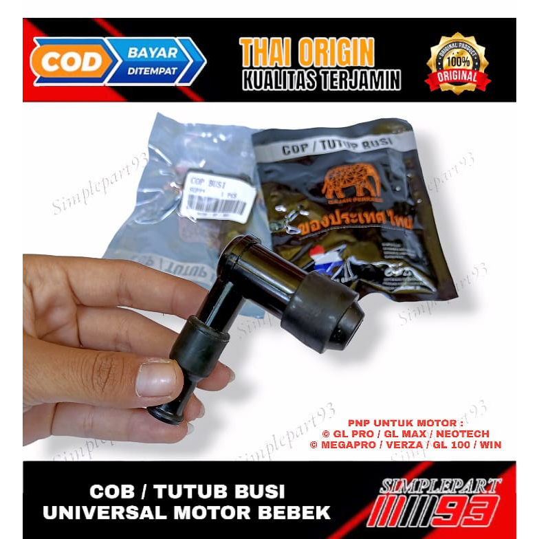Jual COP COB TUTUP BUSI UNIVERSAL MOTOR BEBEK [ Thai Origin ] - GRAND ...