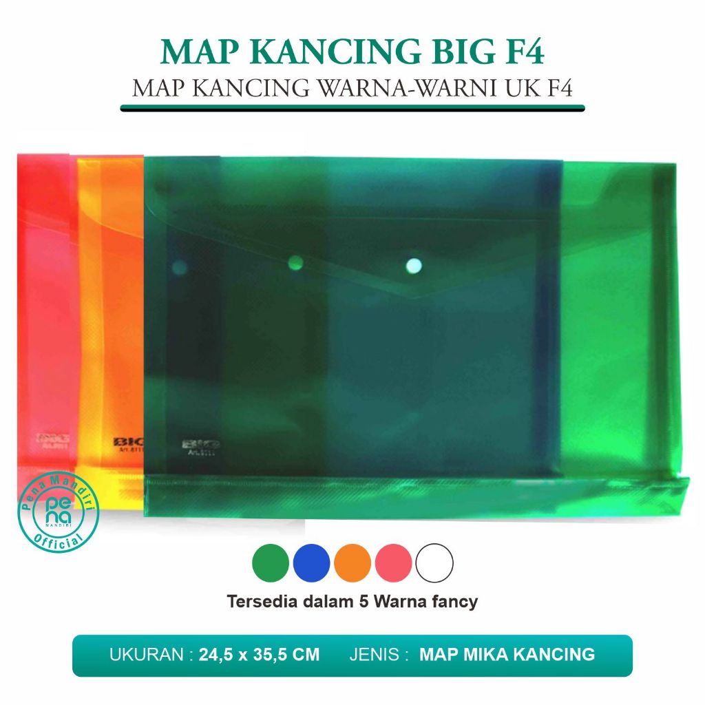 Jual Map Kancing Big F4 - 8111 - Map Kancing F4 BIG | Shopee Indonesia
