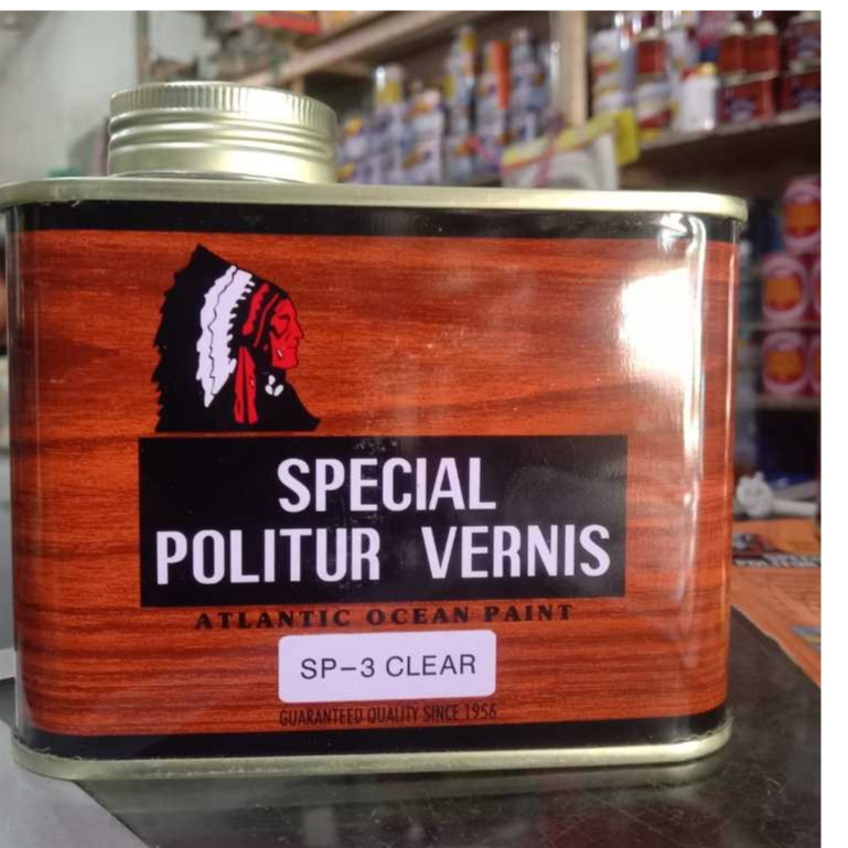 Jual Cat Politur Kayu Vernis SP-3 CLEAR @500ml | Shopee Indonesia