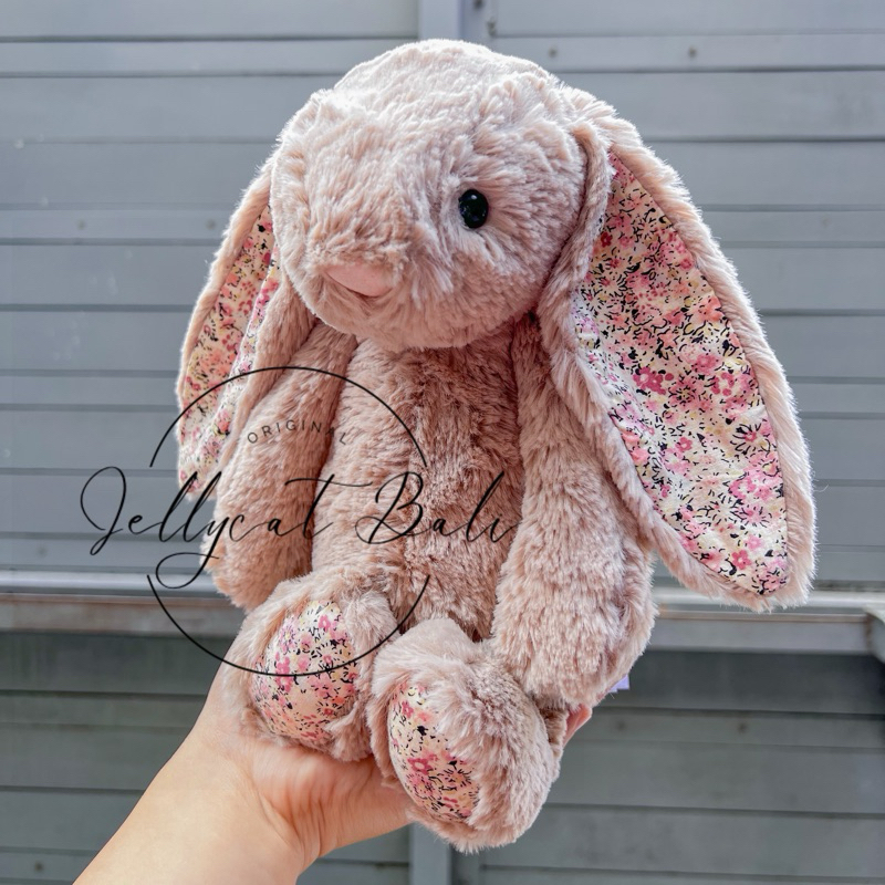 Jual Jellycat Blossom Bea Beige Bashful Bunny size Medium Original New boneka kelinci cokelat ...