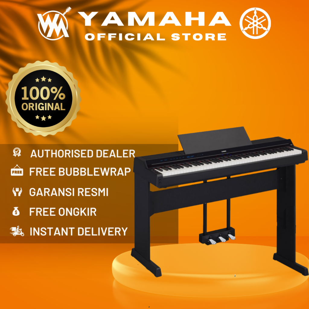 Jual Yamaha Digital Piano PS500/PS-500/PS 500 + L300 + LP1 - Black | Shopee Indonesia