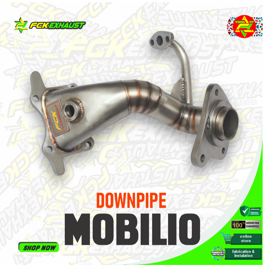 Jual Downpipe Mobilio FCK Exhaust | Knalpot Mobil Racing | Shopee Indonesia