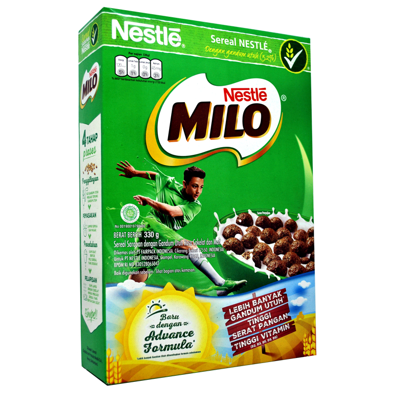Jual SEREAL SARAPAN MILO 300 GR NESTLE MILO CEREAL COKLAT | Shopee ...