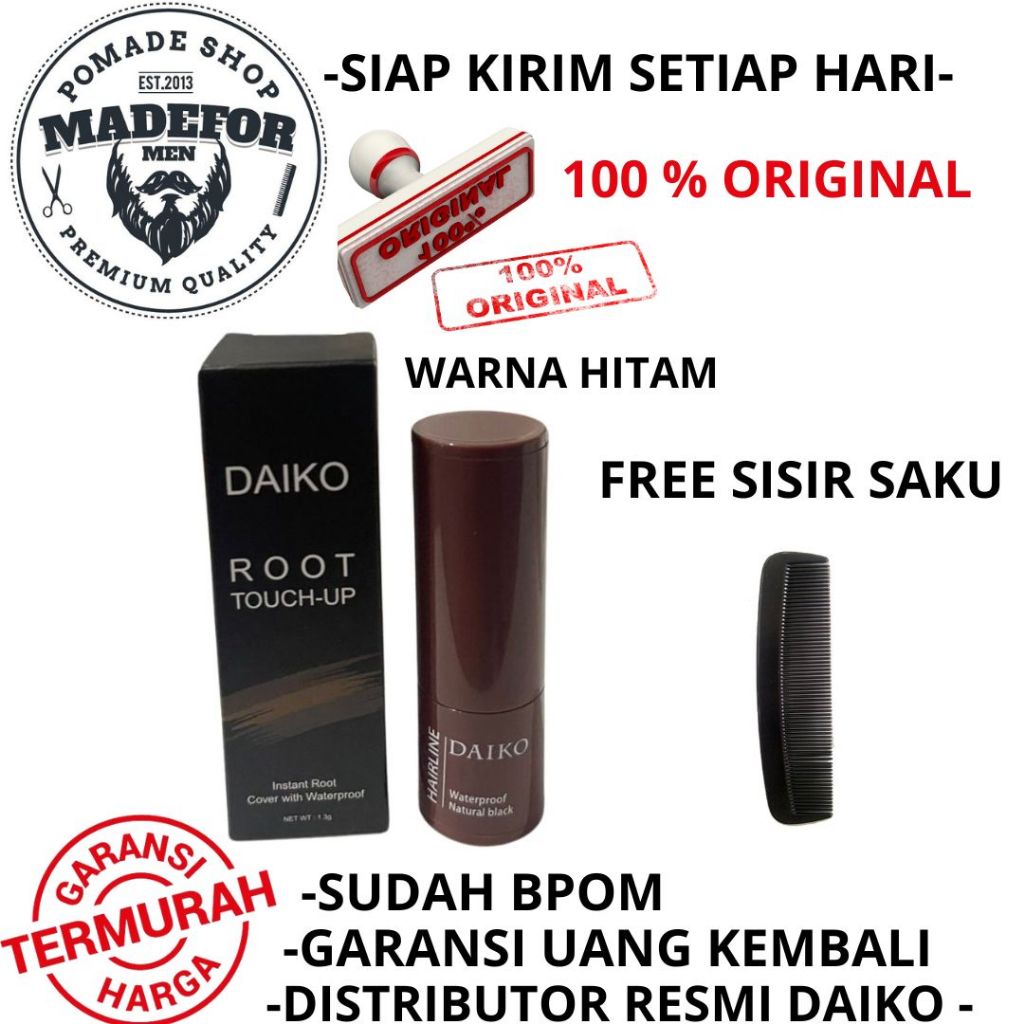 Jual DAIKO HAIR SHADOW CUSHION STICK HAIR SHADOW HAIRLINE STICK PENUTUP ...