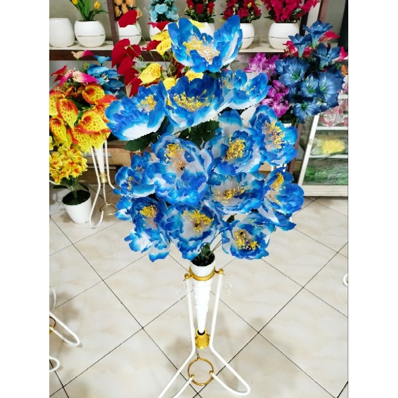 Jual (BUNGANYA SAJA) Bunga peony, bunga bintang, 18 kuntum Bunga jumbo ...