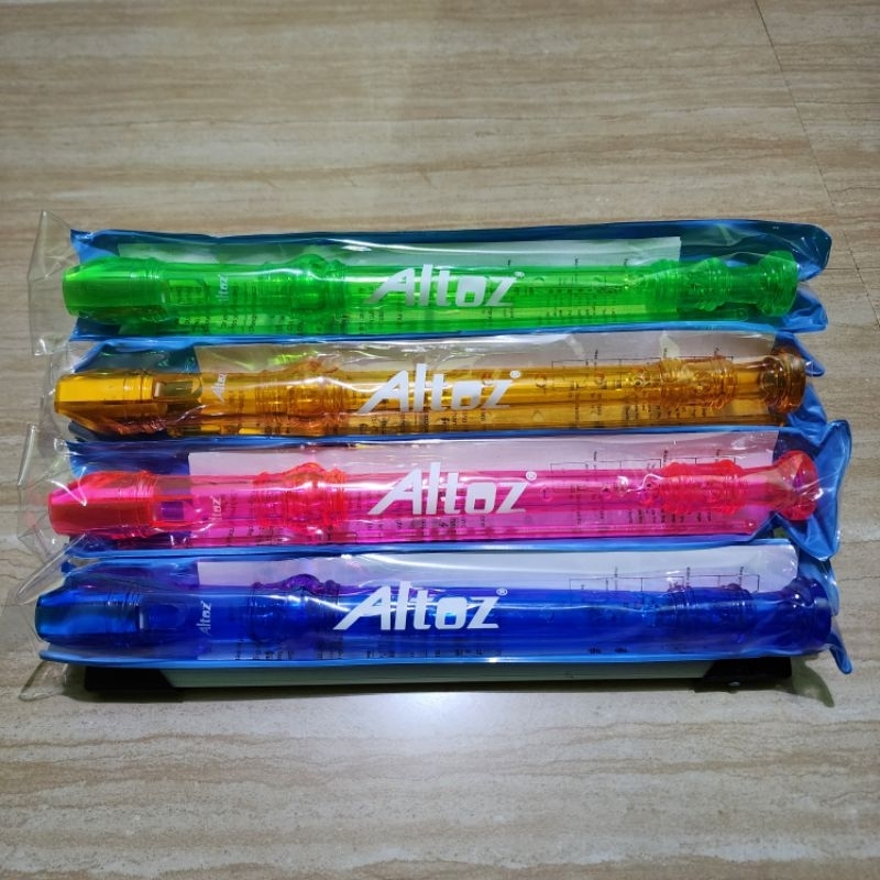 Jual Seruling / Suling / Alat Musik Recorder Warna Transparan Merk ...