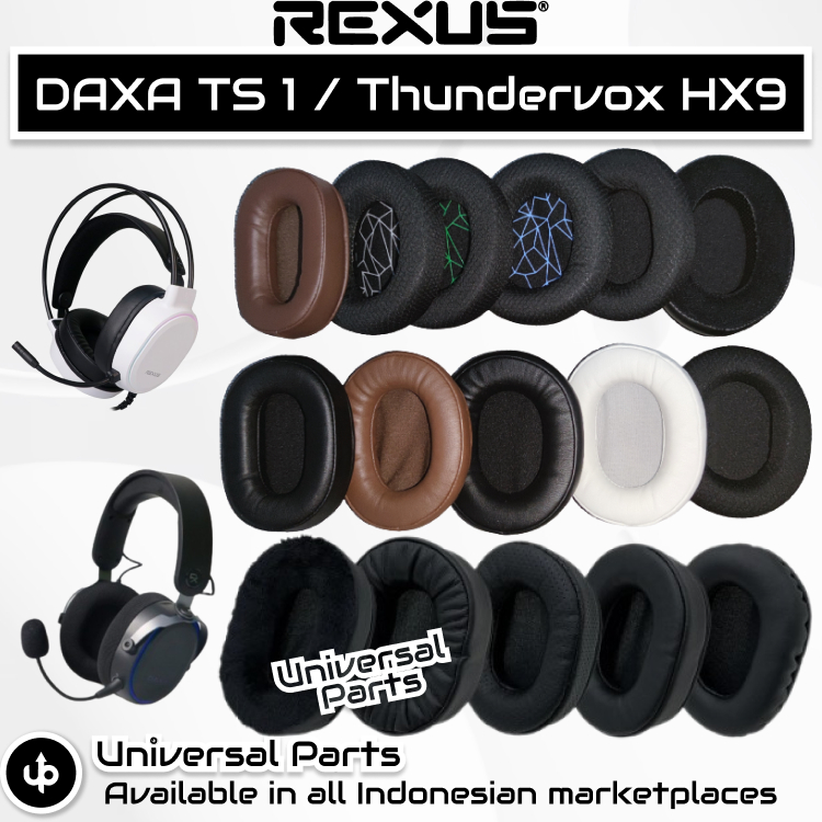 Jual Bantalan Busa Rexus Daxa TS1 / Thundervox HX9 Earpad Earcup Ear ...