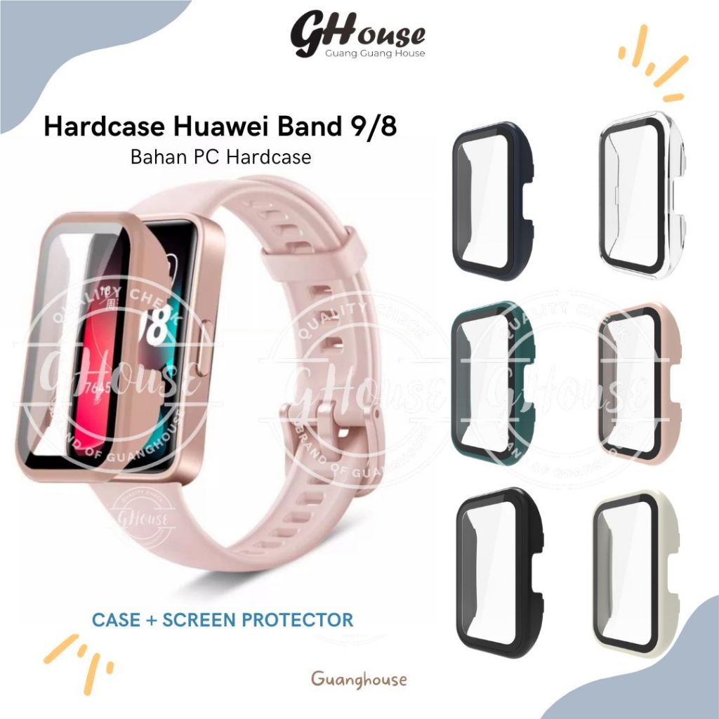 Jual Case Huawei Band 9 Bumper Case Screen Protector Huawei Band 8 Huawei Band 9 Bahan PC ...