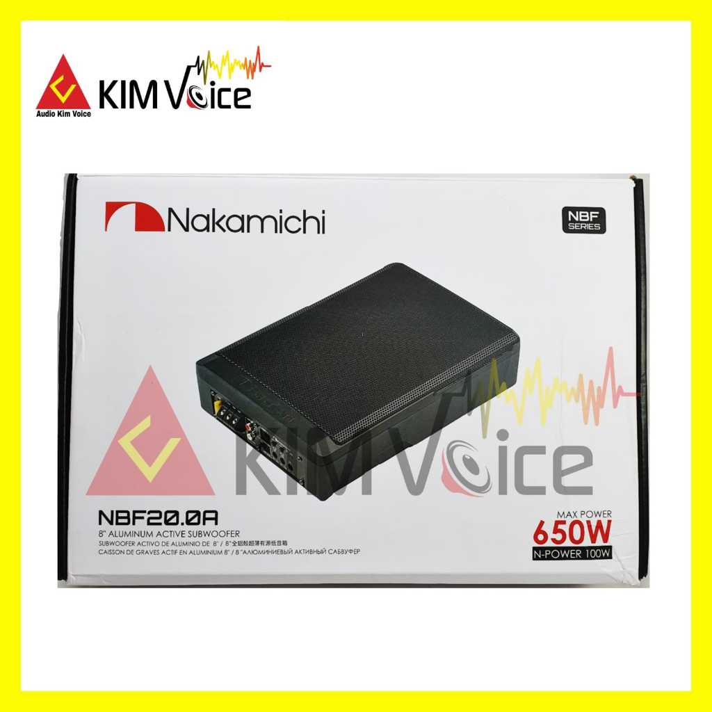 Jual Subwoofer Kolong Aktif Nakamichi NBF 20.0A 8 inch Active Bass Mobil | Shopee Indonesia