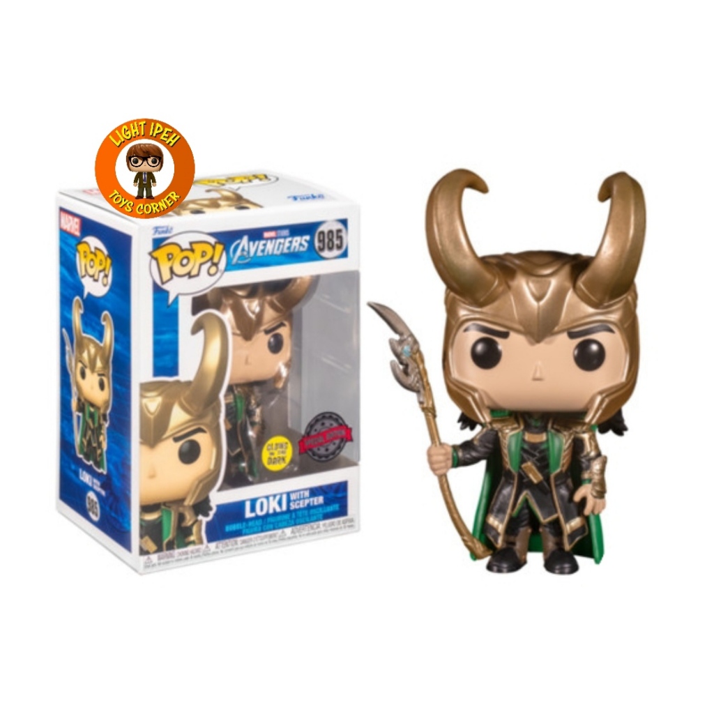 Jual Funko Pop Original Exclusive Marvel - LOKI - Loki with Scepter ...