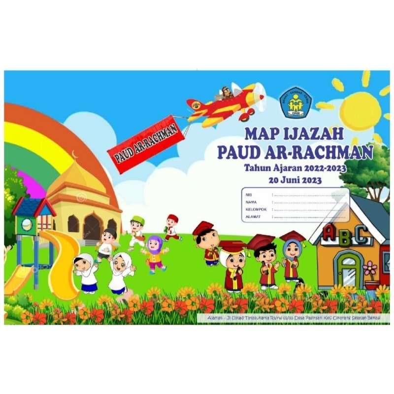 Jual Print Cetak Custom Map Sekolah TK, Paud, Stop Map Kustom Murah ...