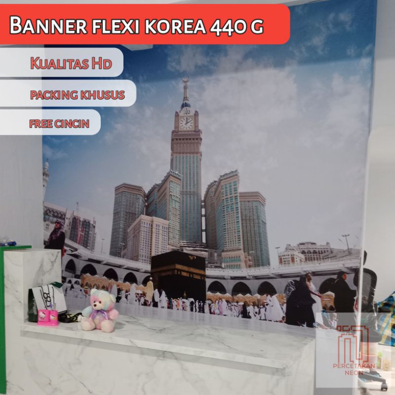 Jual BANNER FLEXI 440 G | SPANDUK HD | CUSTOM | Shopee Indonesia