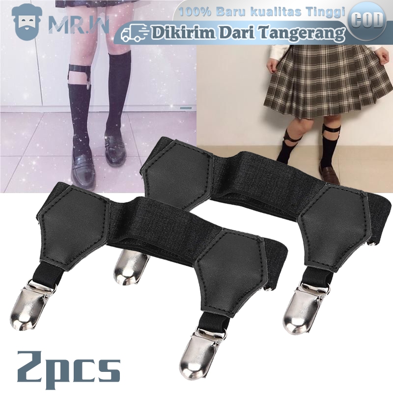 Jual 1 sepasang Garter Belt Universal garterbelt Buckle Socks Garter ...