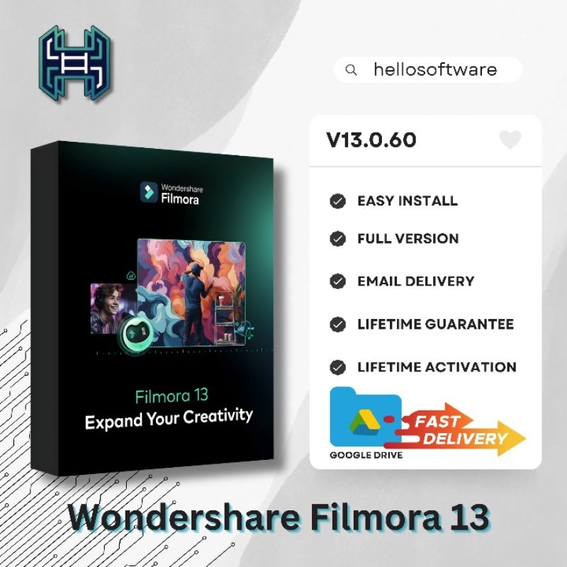 Jual (WIN/MAC) Wondershare Filmora 13 + Boris FX Continuum Full Version ...