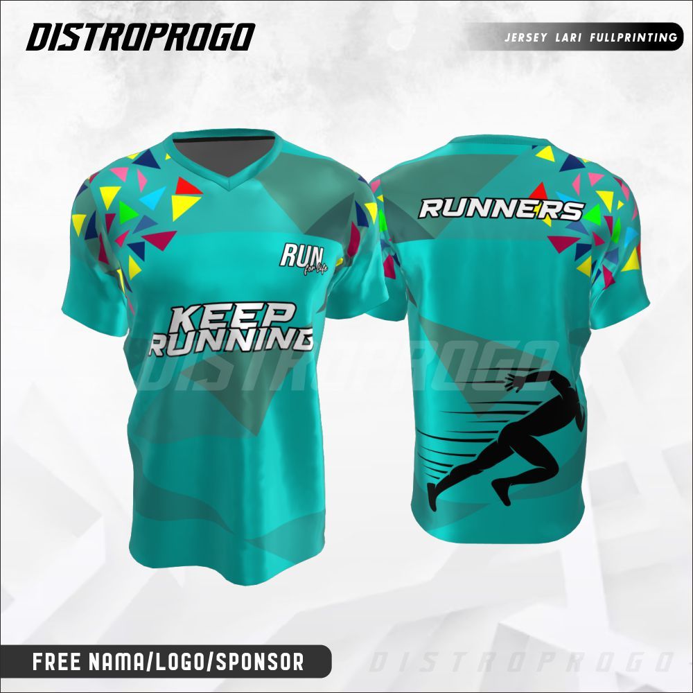 Jual Jersey Kaos Baju Olahraga Lari Keep Running Pelari Gabut 37 ...