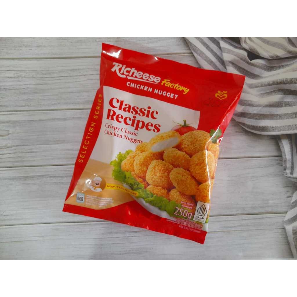 Jual Richeese Factory Nugget Classic Recipes 250 gr | Shopee Indonesia