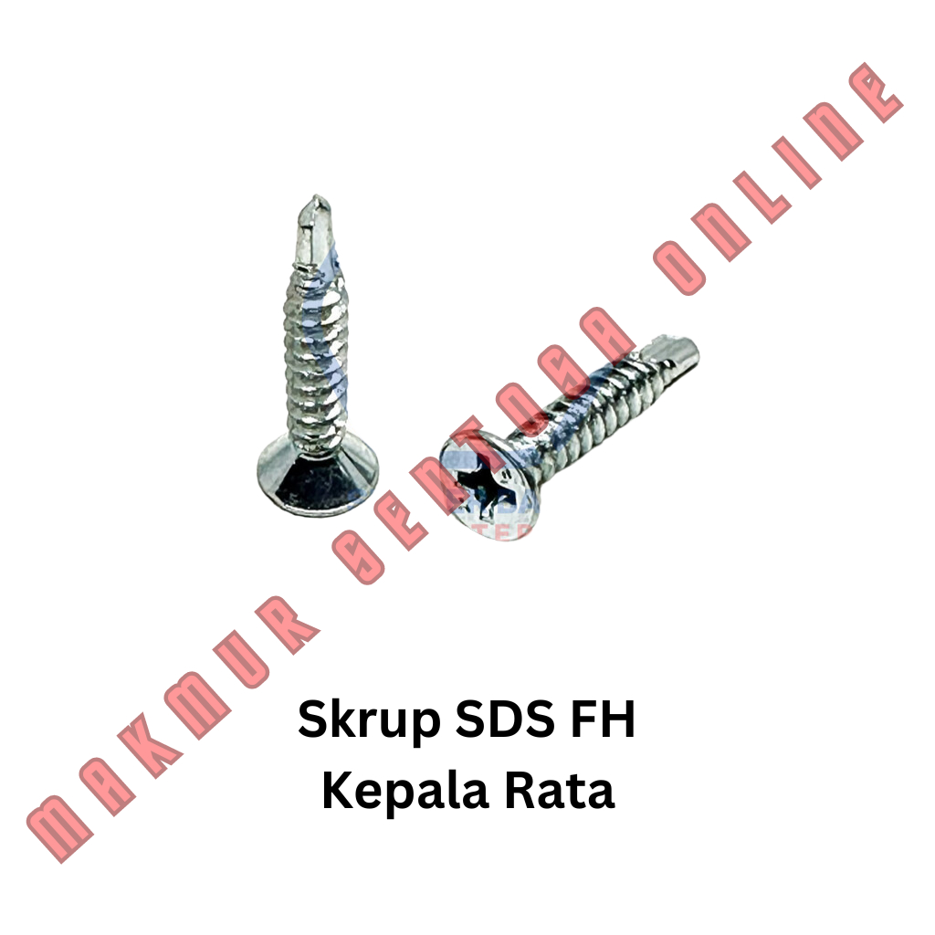 Jual SDS FH 10x38 Skrup Roofing Self Drilling Screw Sekrup Baja Ringan ...
