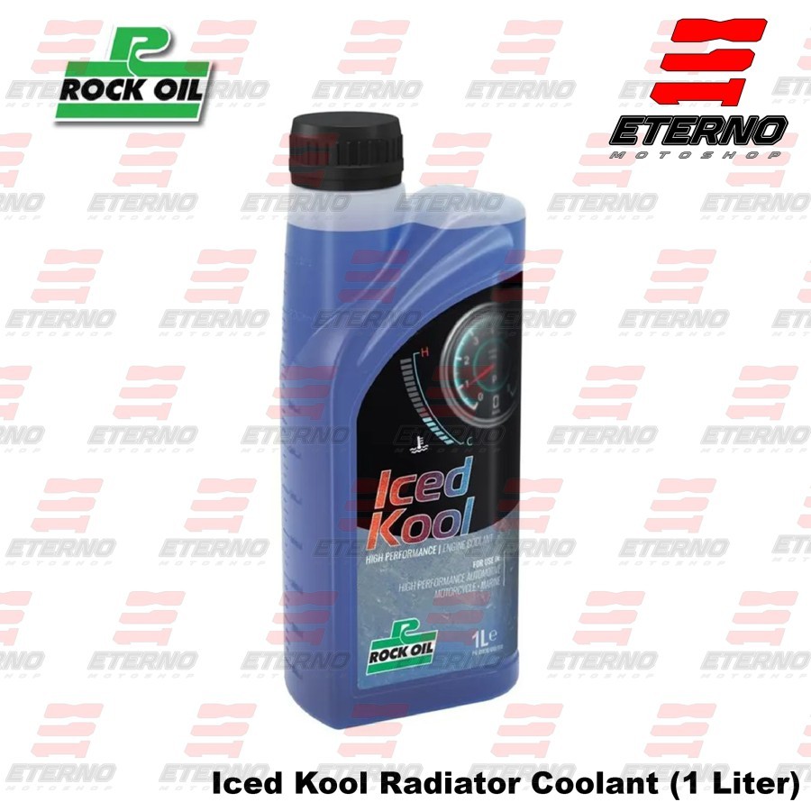 Jual Air Radiator Rock Oil ICED KOOL 1 Liter Engine Coolant Anti Freeze ...
