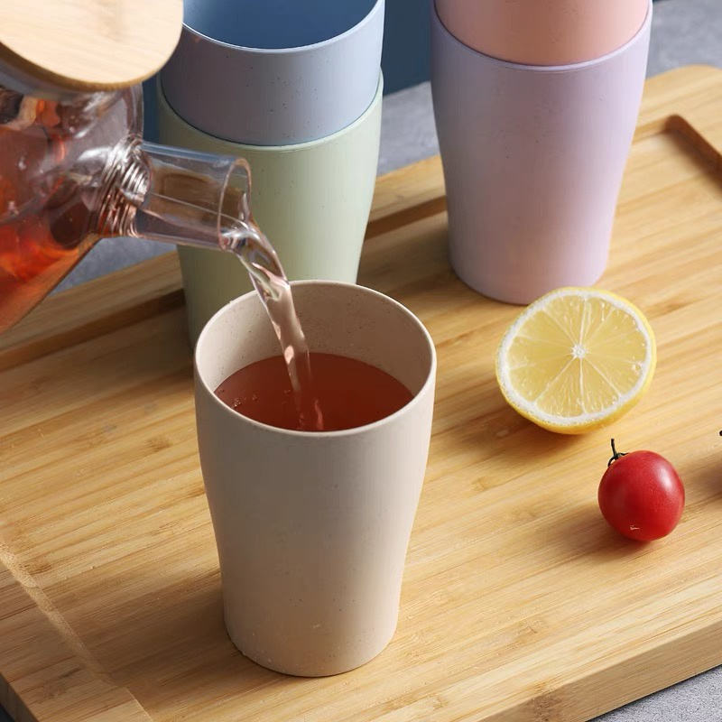 Jual [GJR] Gelas Wheat Straw Minum Cup Cangkir Tahan Jatuh / Gelas ...