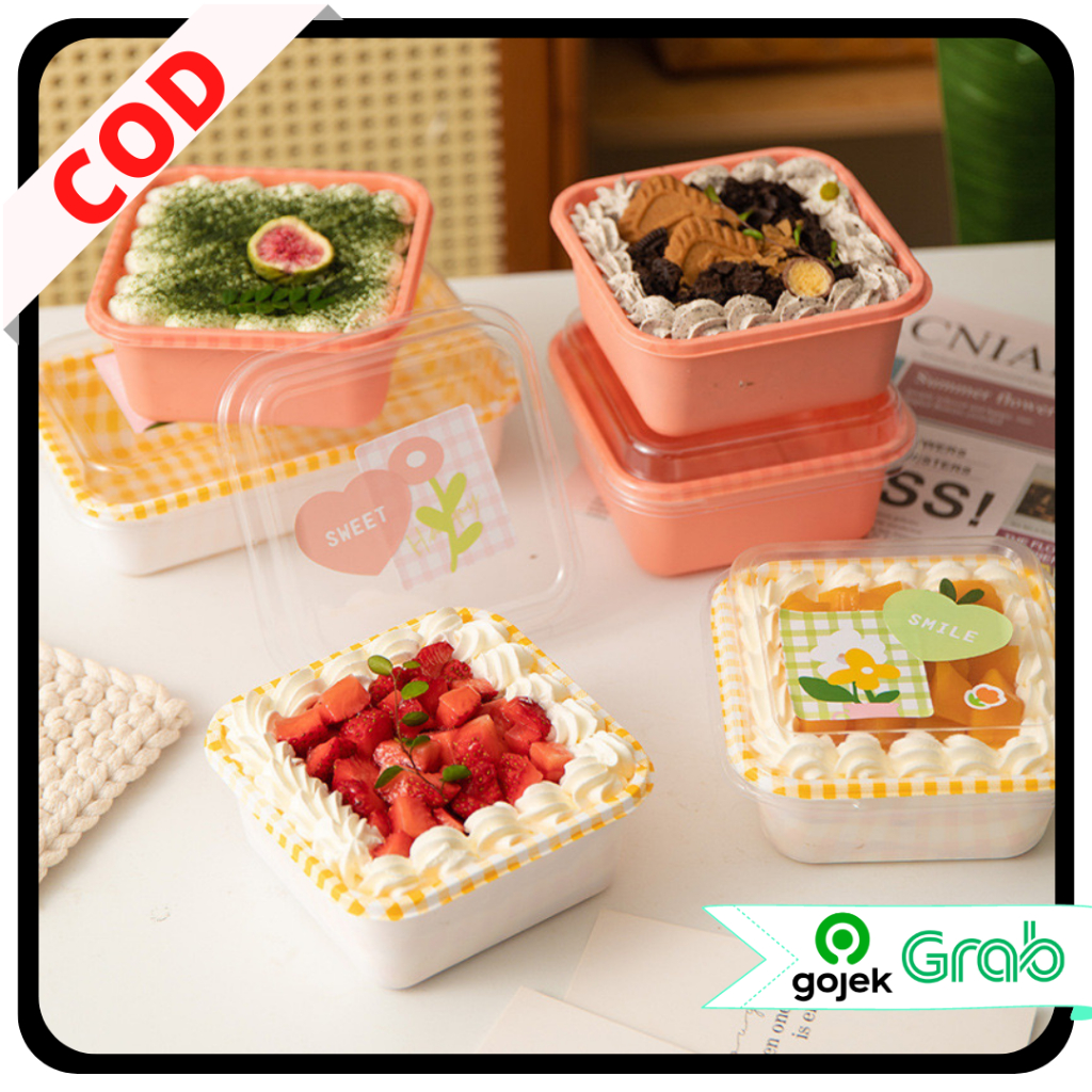 Jual KAISSO - CAKE BOX WADAH ROTI SNACK DESSERT BOX PACKAGING MILK BUN ...