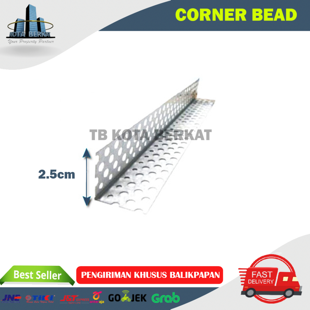 Jual CORNER BEAD / PENGUAT SUDUT DINDING 3M | Shopee Indonesia