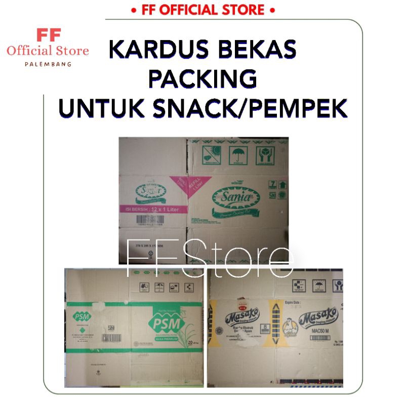 Jual KARDUS BEKAS Untuk Packing Snack/Pempek | Shopee Indonesia