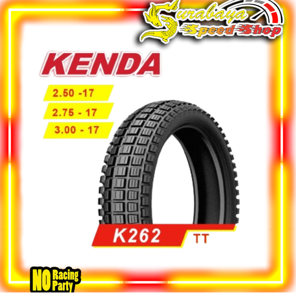 Jual Kenda Ban Motor Tipe K262 Tube Type Ring 17 Ukuran 250 275 Batik Motif Trial Original Kenda ...