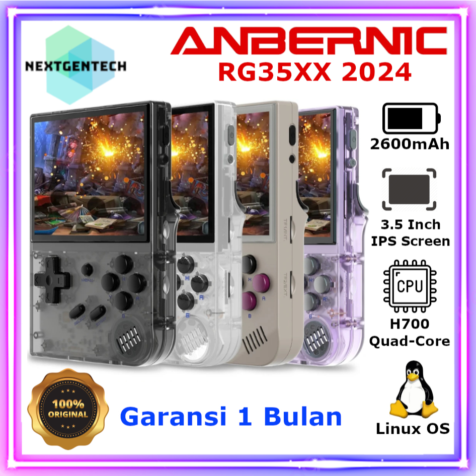 Jual Anbernic RG35XX 2024 Version Retro Handheld Console Mini Portable ...